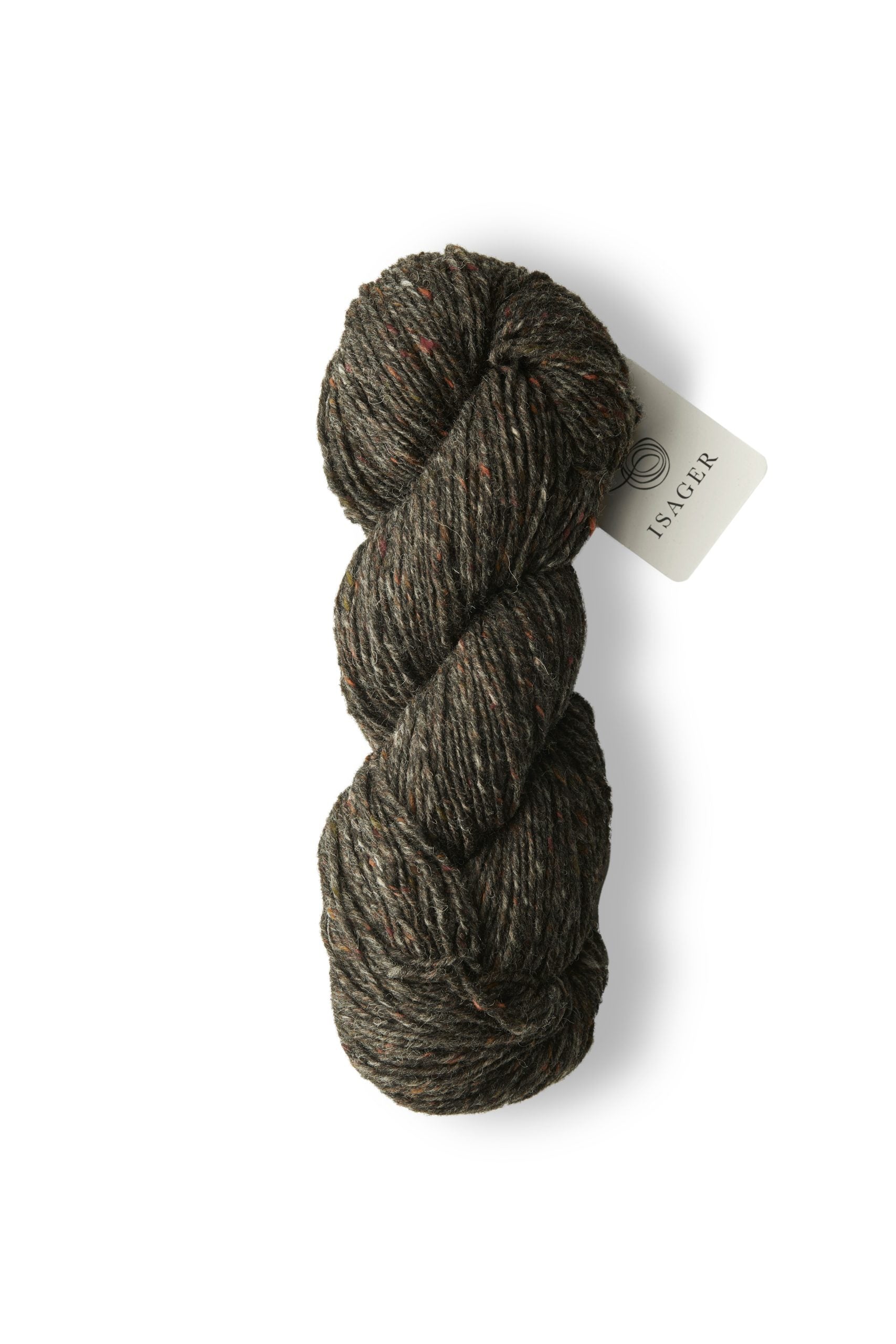 Isager Aran Tweed - Black